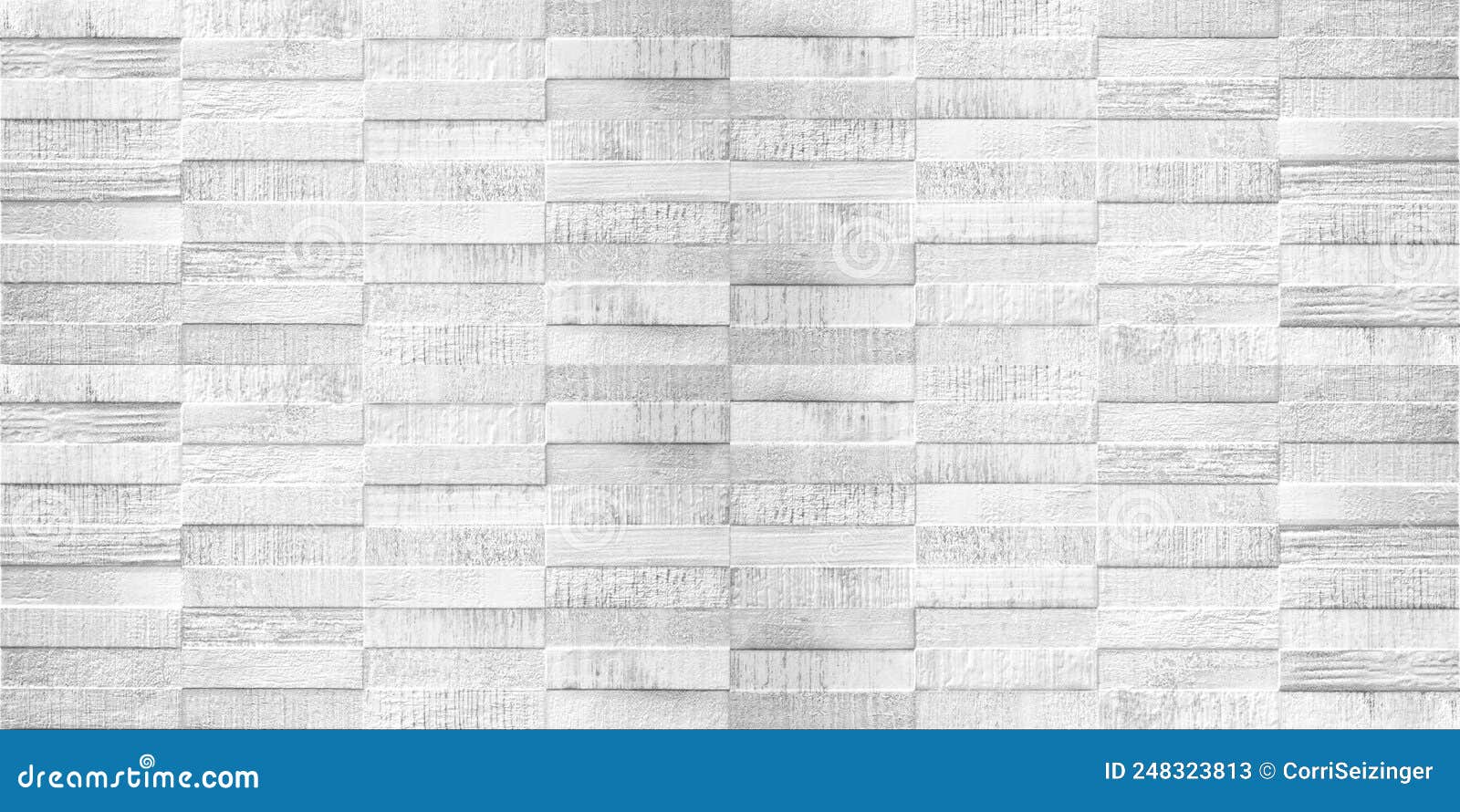 White Gray Grey Rectangular Concrete Cement Stone Ceramic Mosaic Tile ...