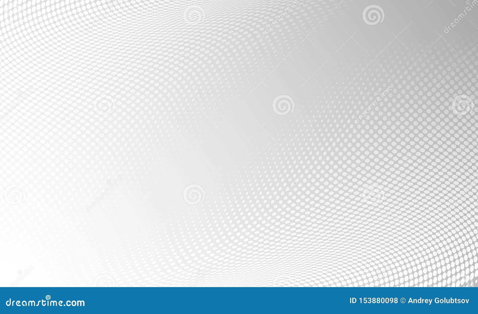 White Gray Modern Bright Halftone Pattern Background. Vector Digital ...