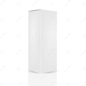 White gray packaging box stock vector. Illustration of container - 62637523