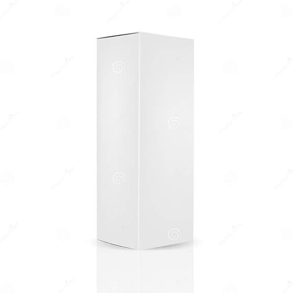 White gray packaging box stock vector. Illustration of container - 62637523
