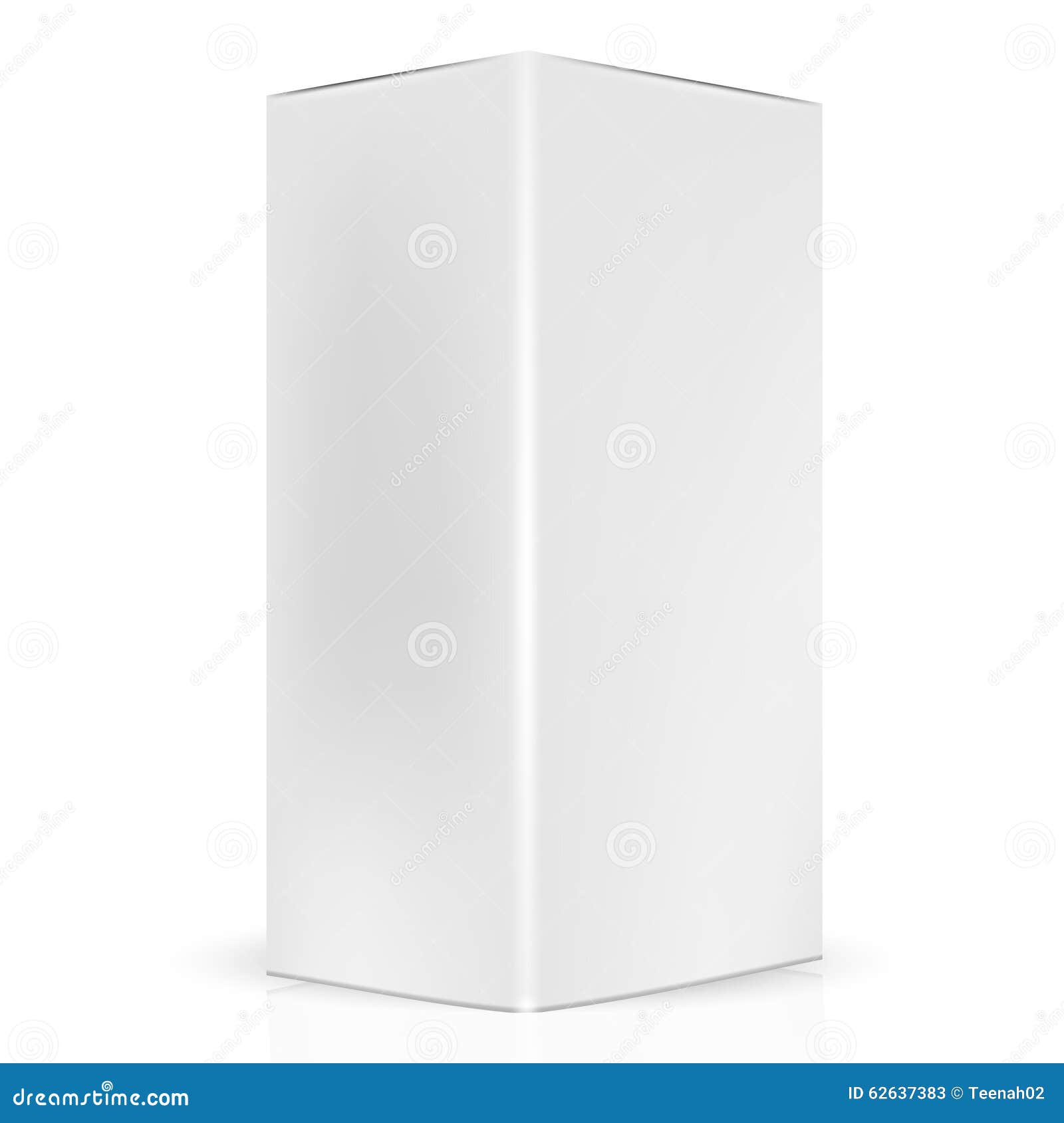White gray packaging box stock vector. Illustration of square - 62637383