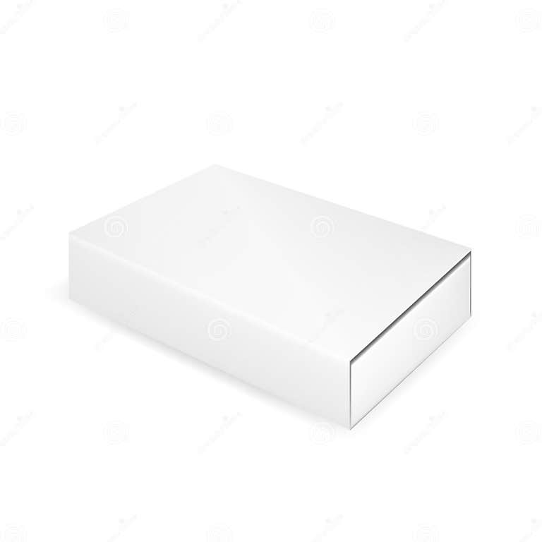 White gray packaging box stock vector. Illustration of clean - 72702217