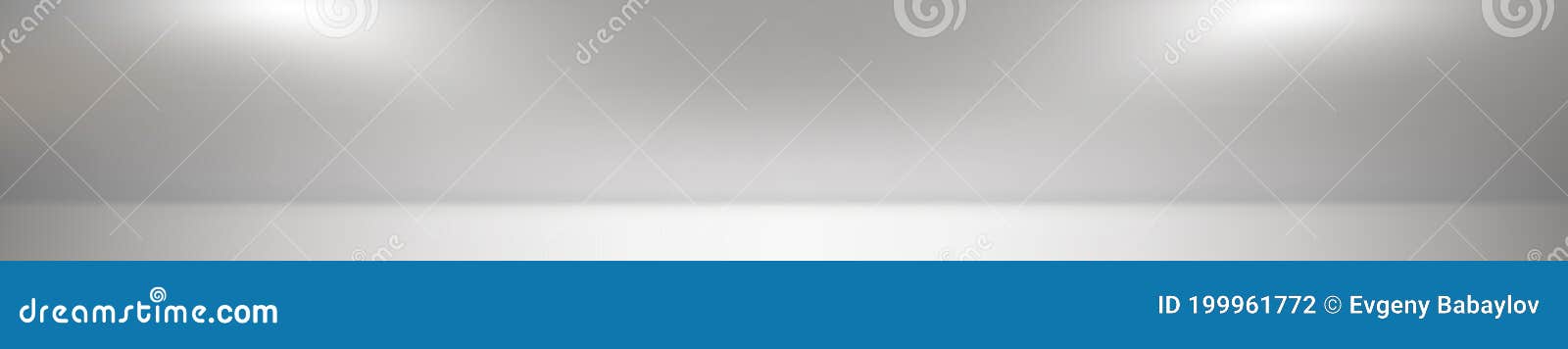 White with Gray Panoramic Studio Background with White Glow - Vector ...