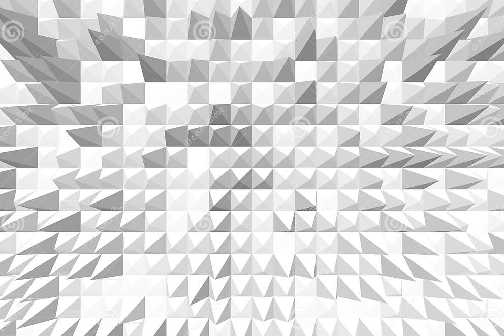 White Gray Pyramid Abstract Background, Wallpaper. Stock Vector ...