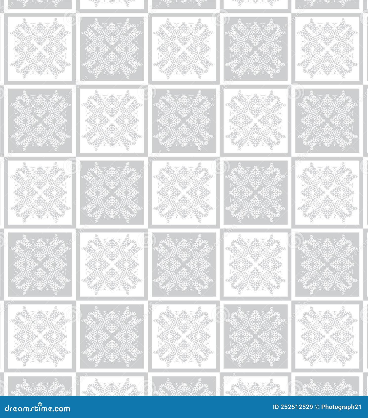 White-gray Seamless Pattern with a Checkerboard Pattern Stock Vector ...