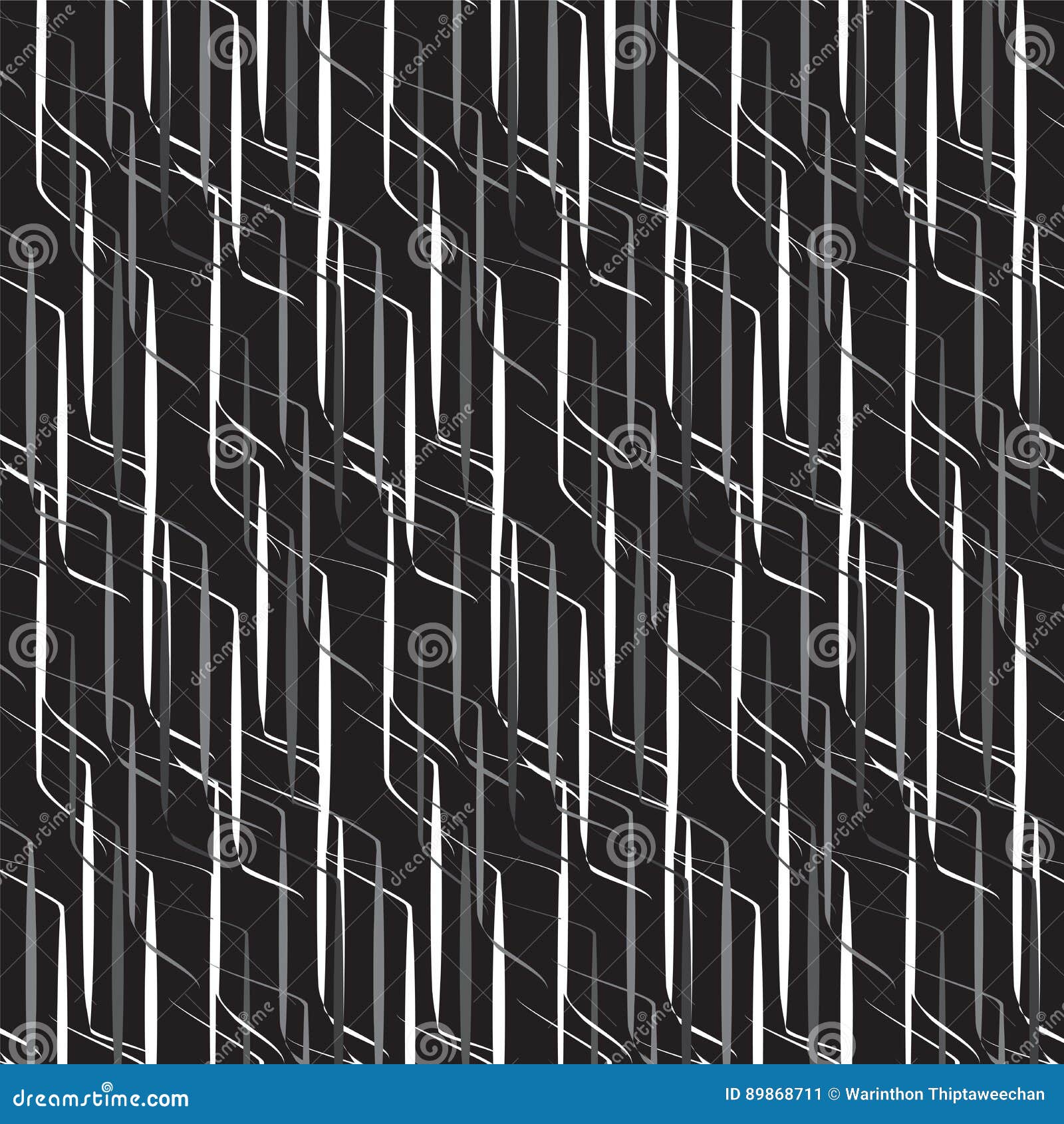 White and Gray Shade Blending Line Pattern on Black Background Stock ...