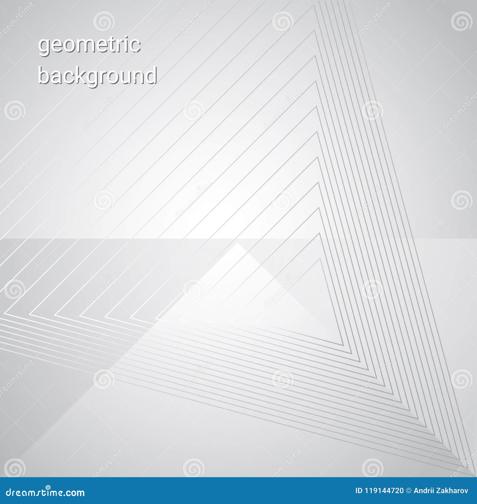 White Gray Triangular Geometric Background for Your Template Stock Vector - Illustration of ...