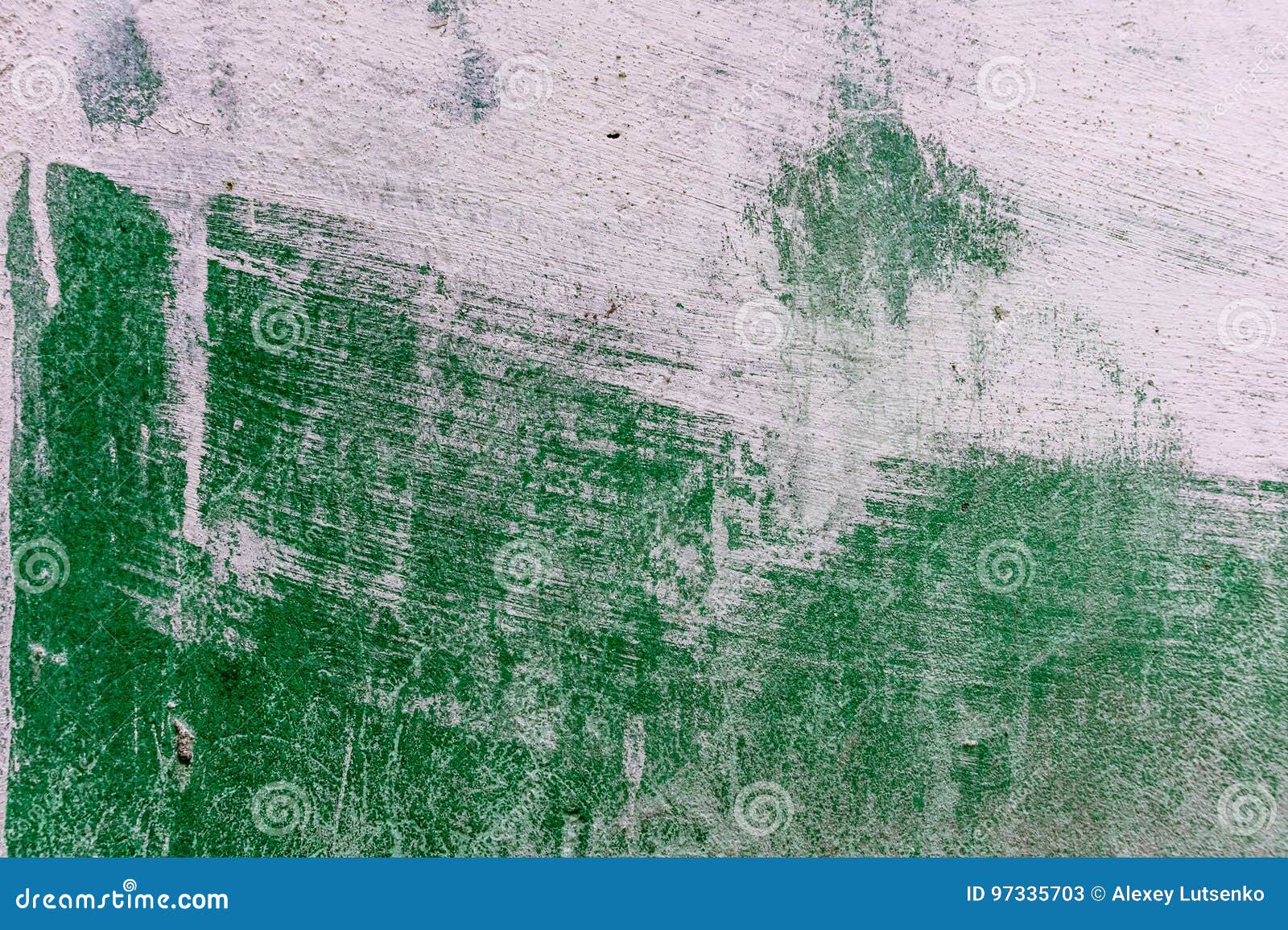 White and Green Color Wall Texture. Stock Image - Image of nature ...