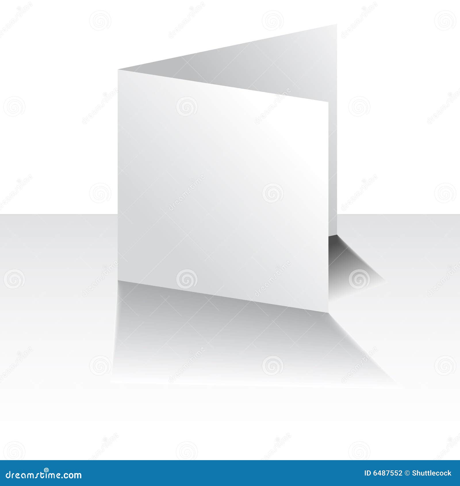 White greeting card stock vector. Illustration of card - 6487552