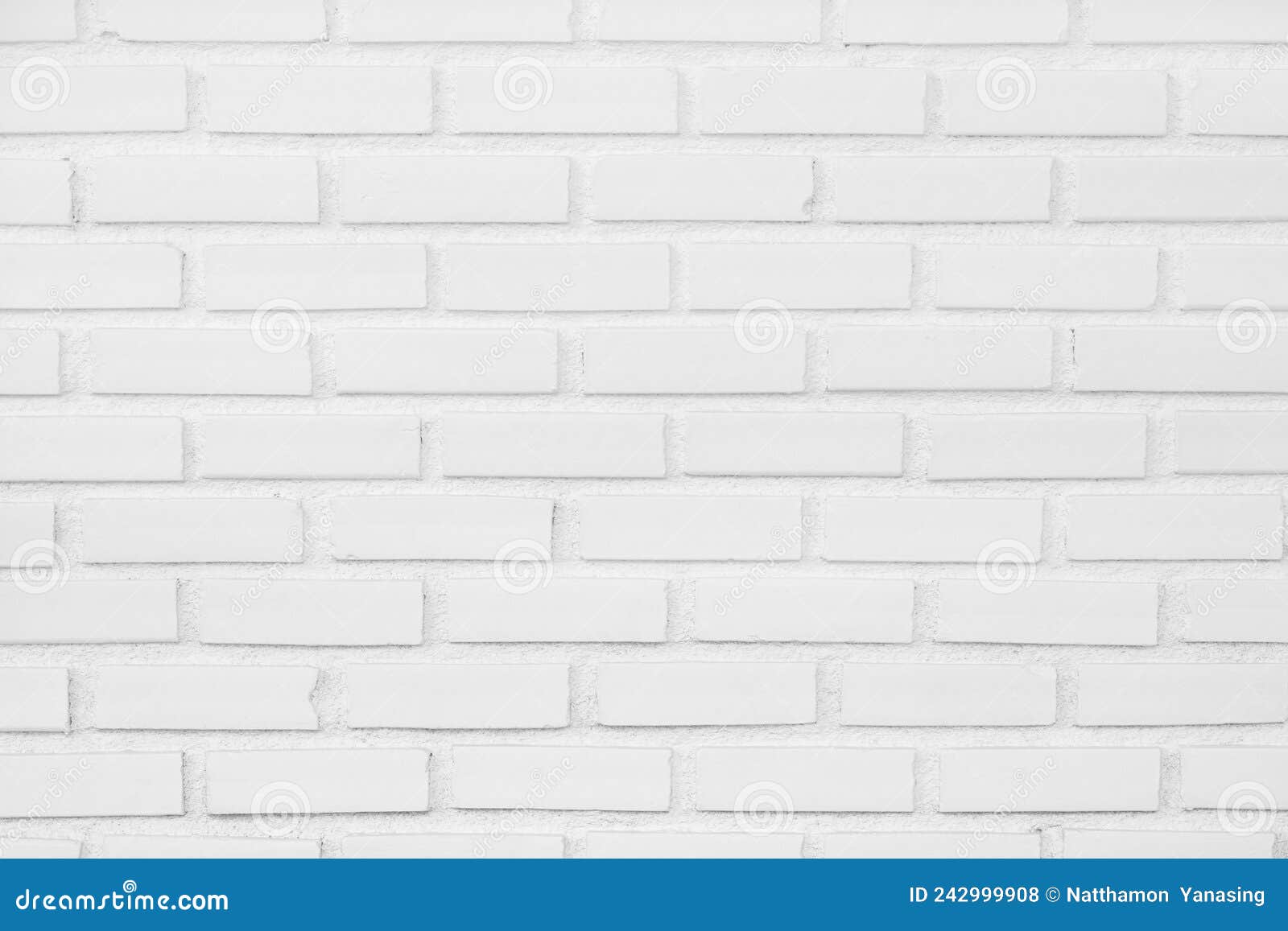 White Grey Brick Wall Texture with Vintage Style Pattern for Background ...