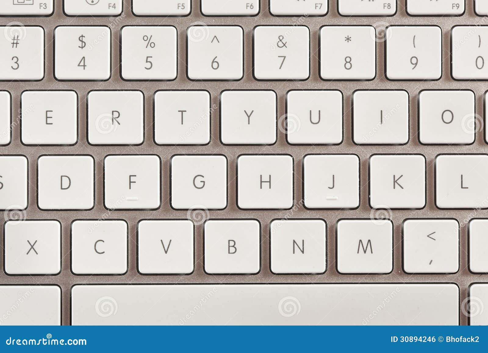 White and Grey Computer Keyboard Stock Photo - Image of keys, busy ...