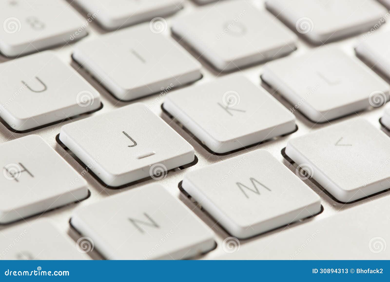 White and Grey Computer Keyboard Stock Image - Image of equipment ...