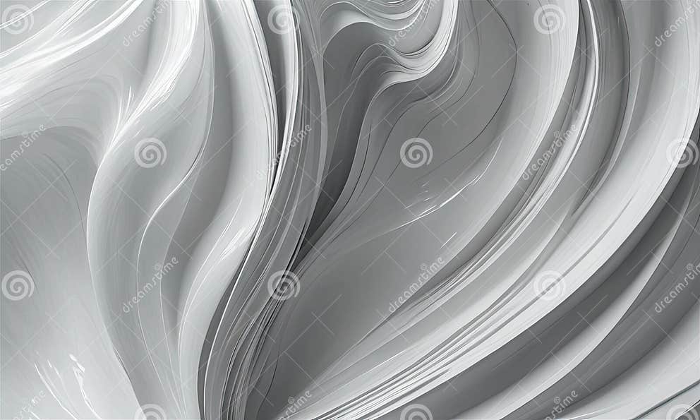 A White and Grey Design with a Wave Pattern. Stock Illustration ...