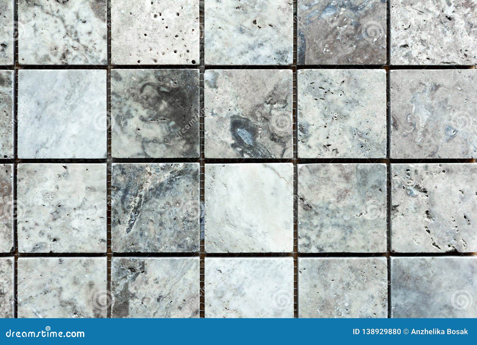 White and Grey Marble from Squares Stock Photo - Image of backdrop ...