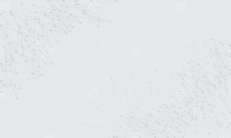 White and Grey Network Abstract Background Intelligence Concept with ...