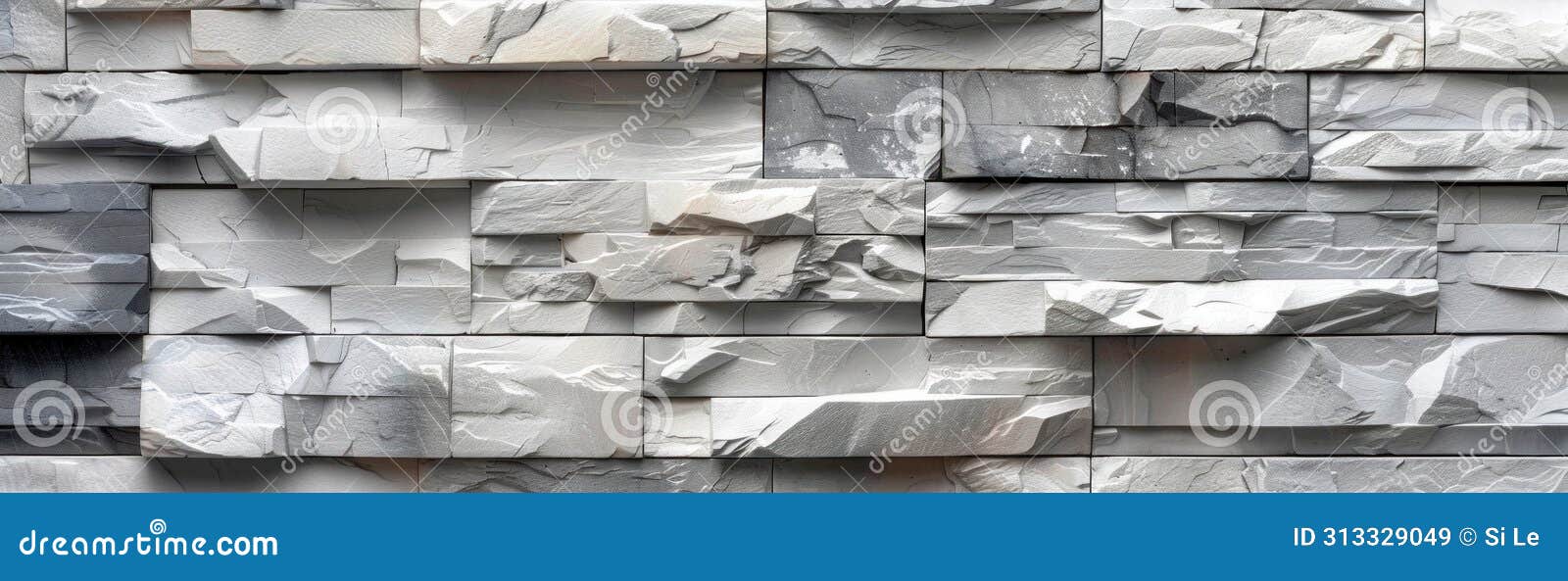 White and Grey Tile Pattern on Stone Concrete Wall: Ideal Background ...