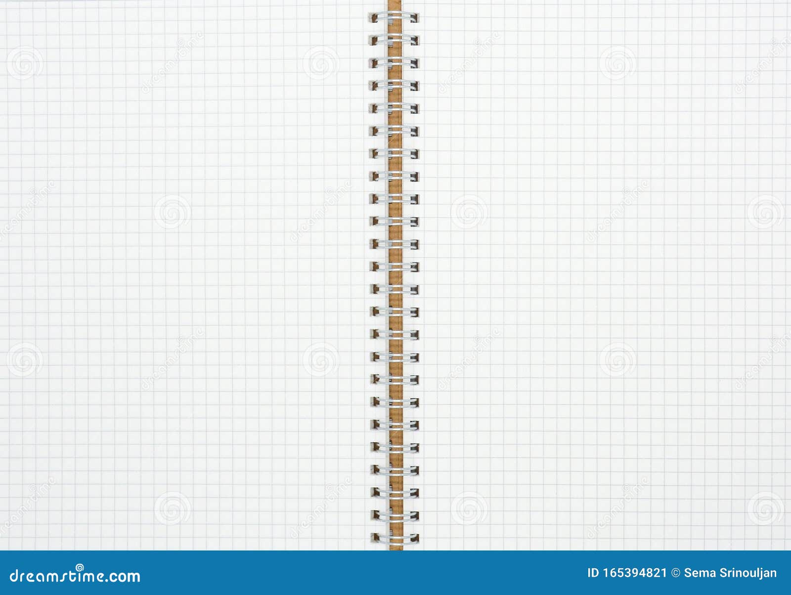 White Grid Paper at a Book. Stock Image - Image of graph, clean: 165394821