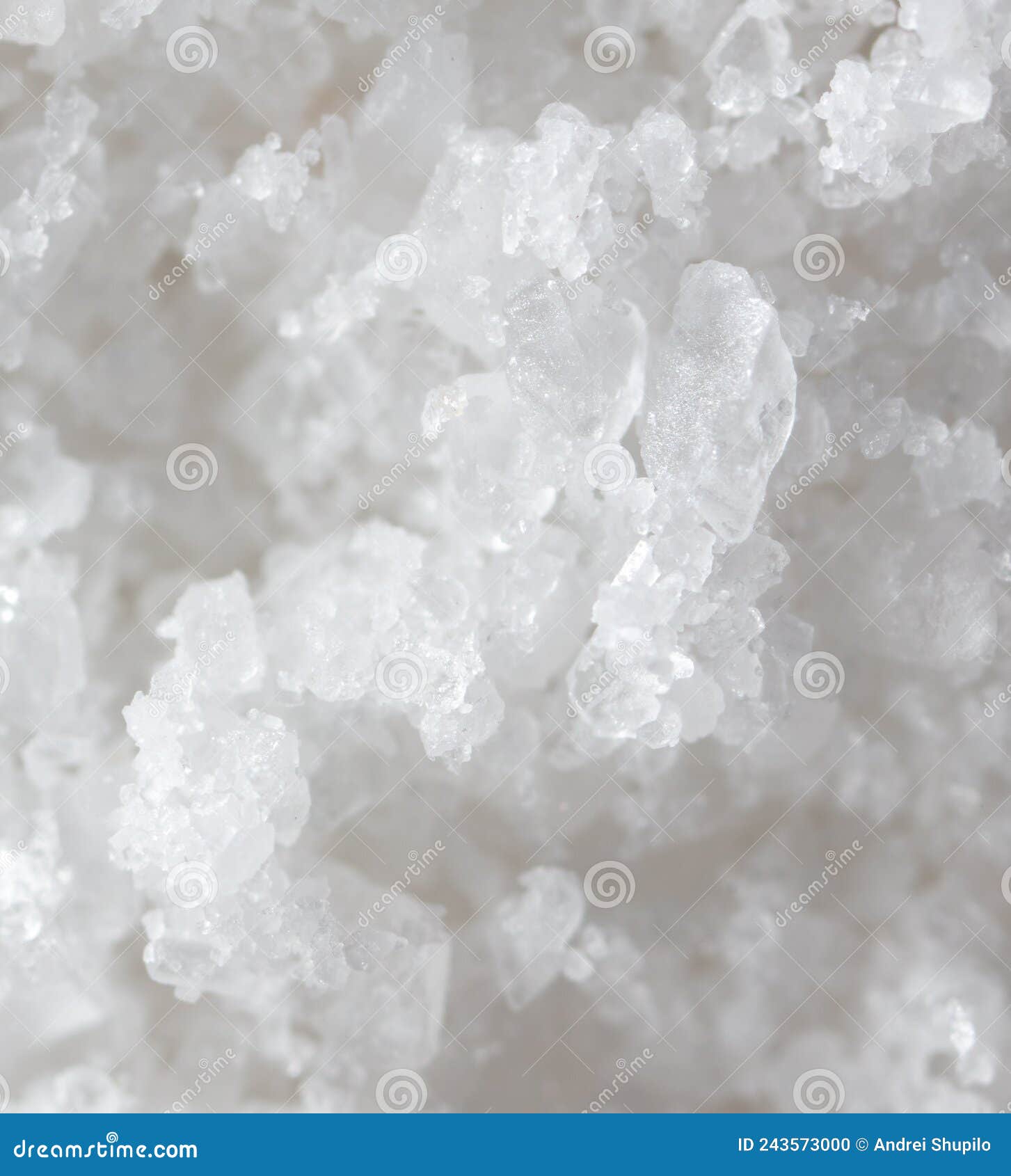 White Ground Salt As Background. Stock Photo - Image of close, grinded ...
