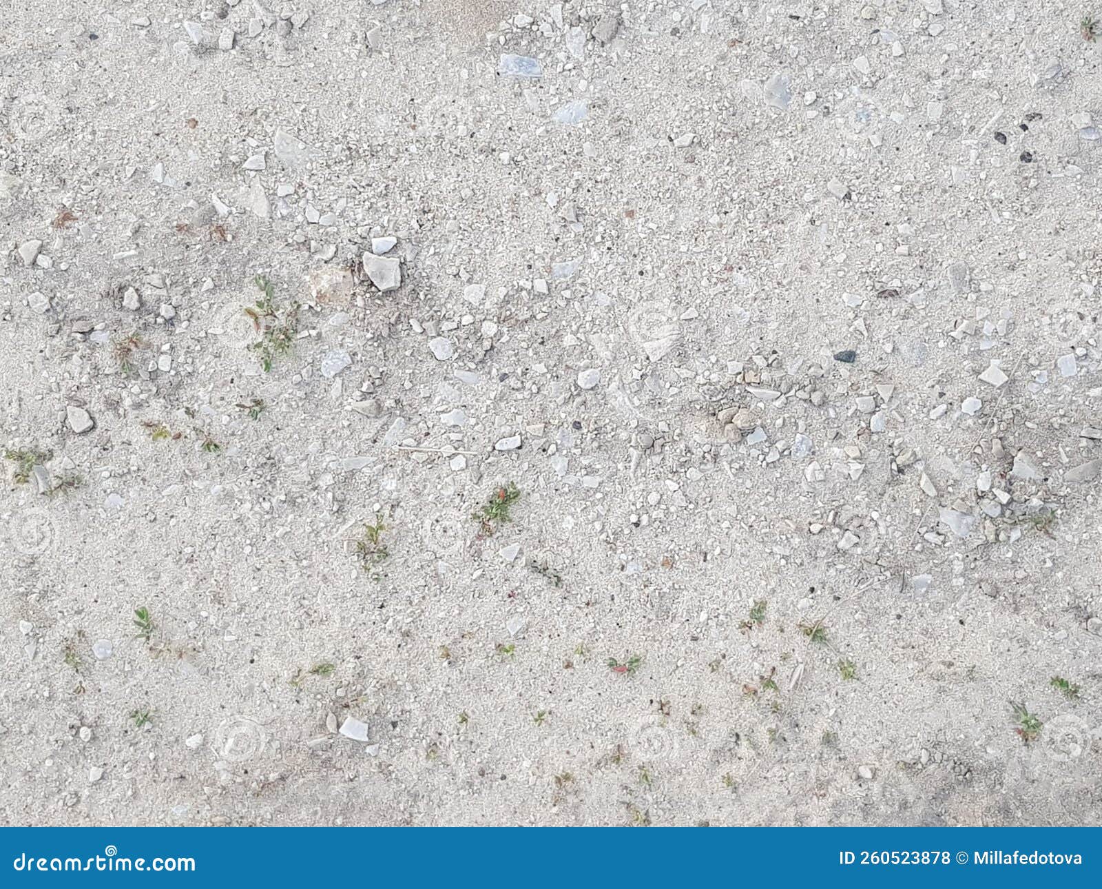 White Ground, Sand with Stones Background Stock Photo - Image of cement ...
