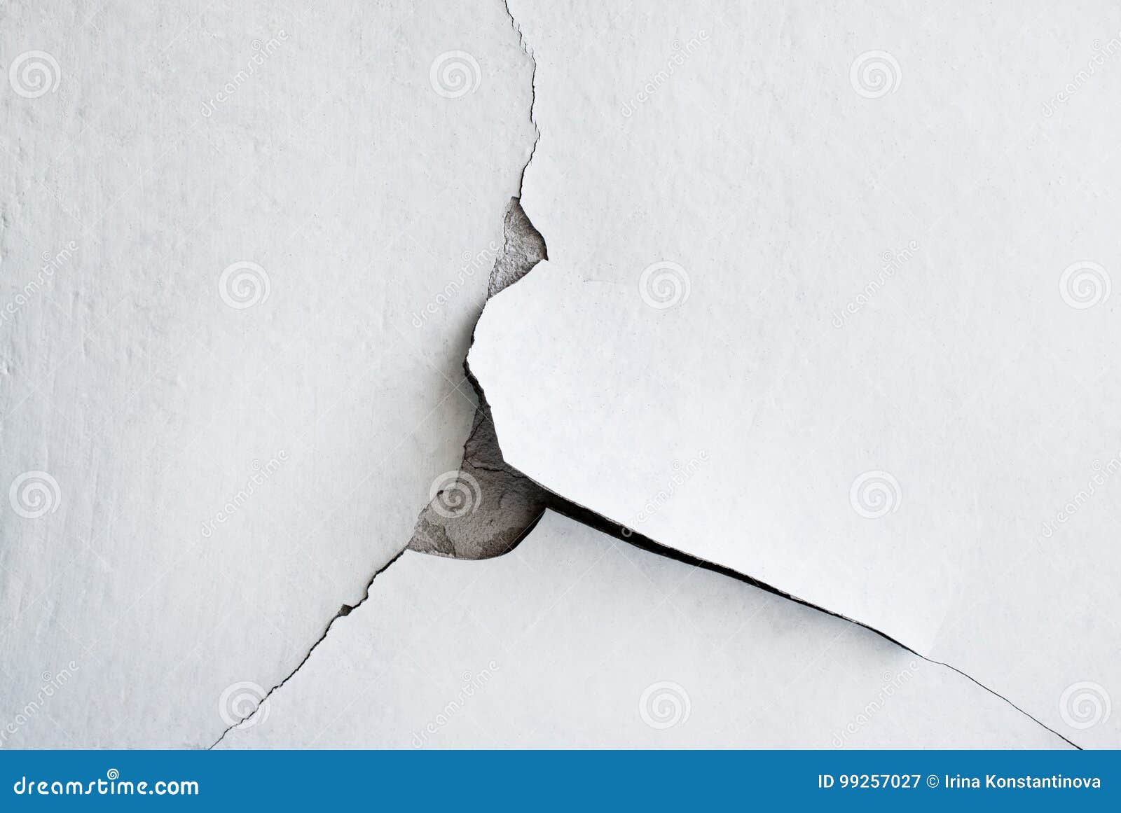 White Background with Cracked Plaster. Stock Image - Image of ...