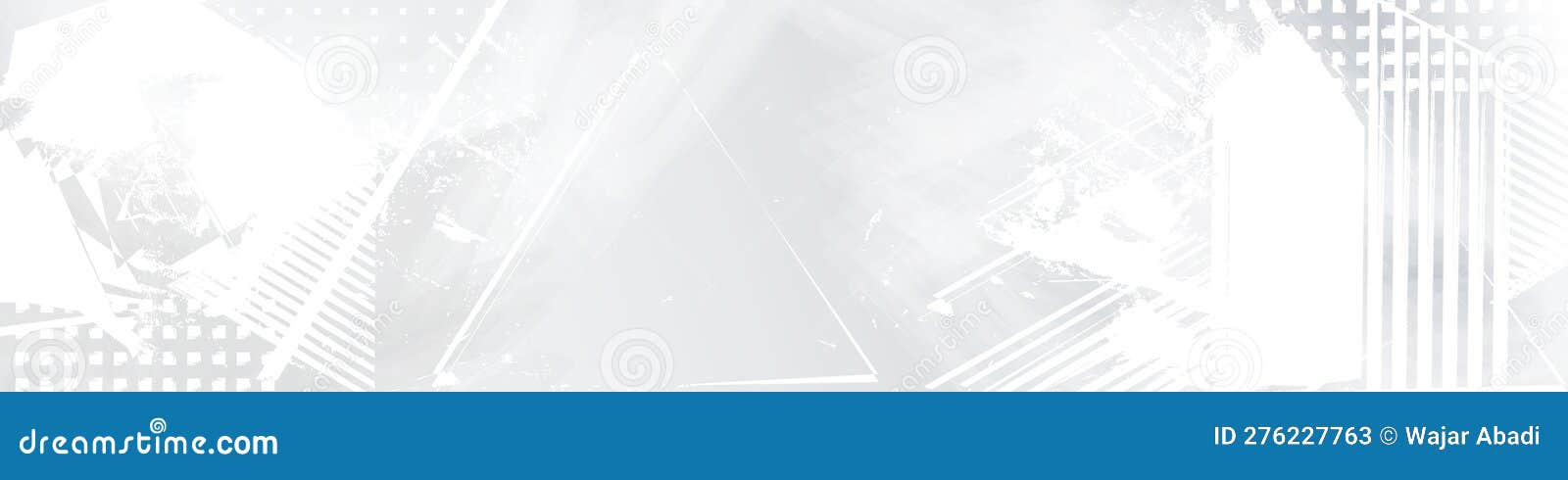White Grunge Banner for Profile Cover Image Stock Illustration ...