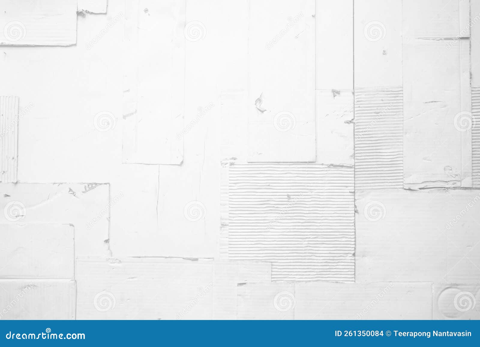 White Grunge Cardboard Wall Texture for Background. Stock Photo - Image ...