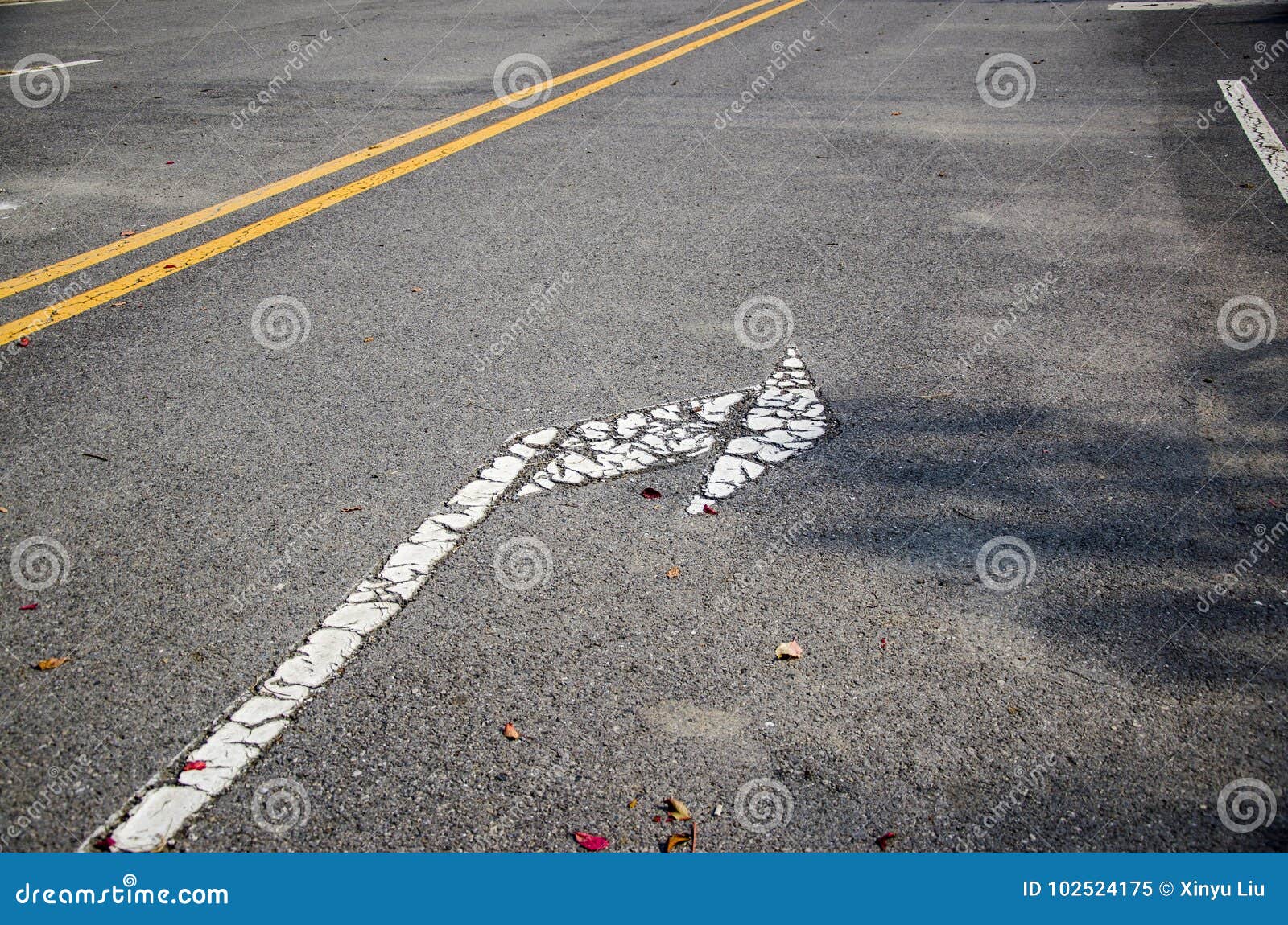 Road Guidepost stock image. Image of left, separation - 102524175