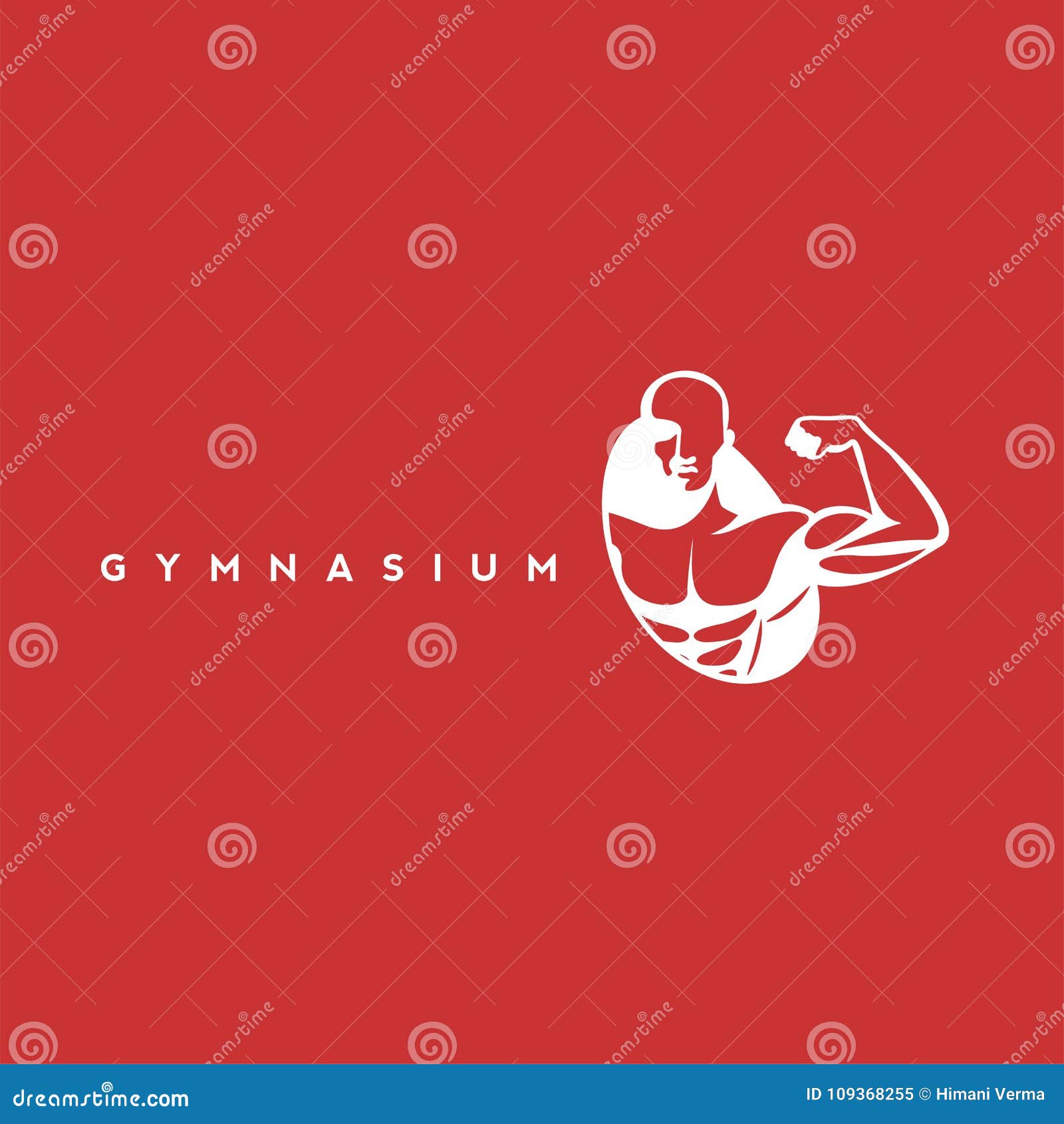 White Gymnasium Icon Vector Illustration. Stock Vector - Illustration ...