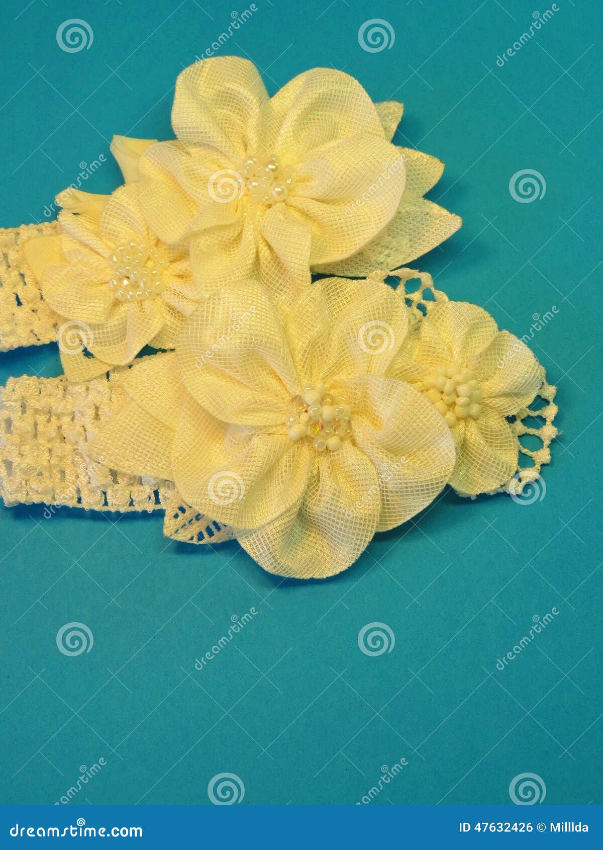 White hair bands stock photo. Image of hair, artistic - 47632426