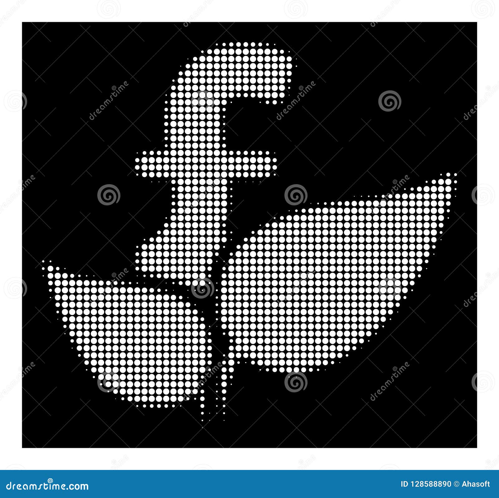 White Halftone Agriculture Pound Startup Icon Stock Vector ... White Halftone Agriculture Pound Startup Icon Stock Vector ...