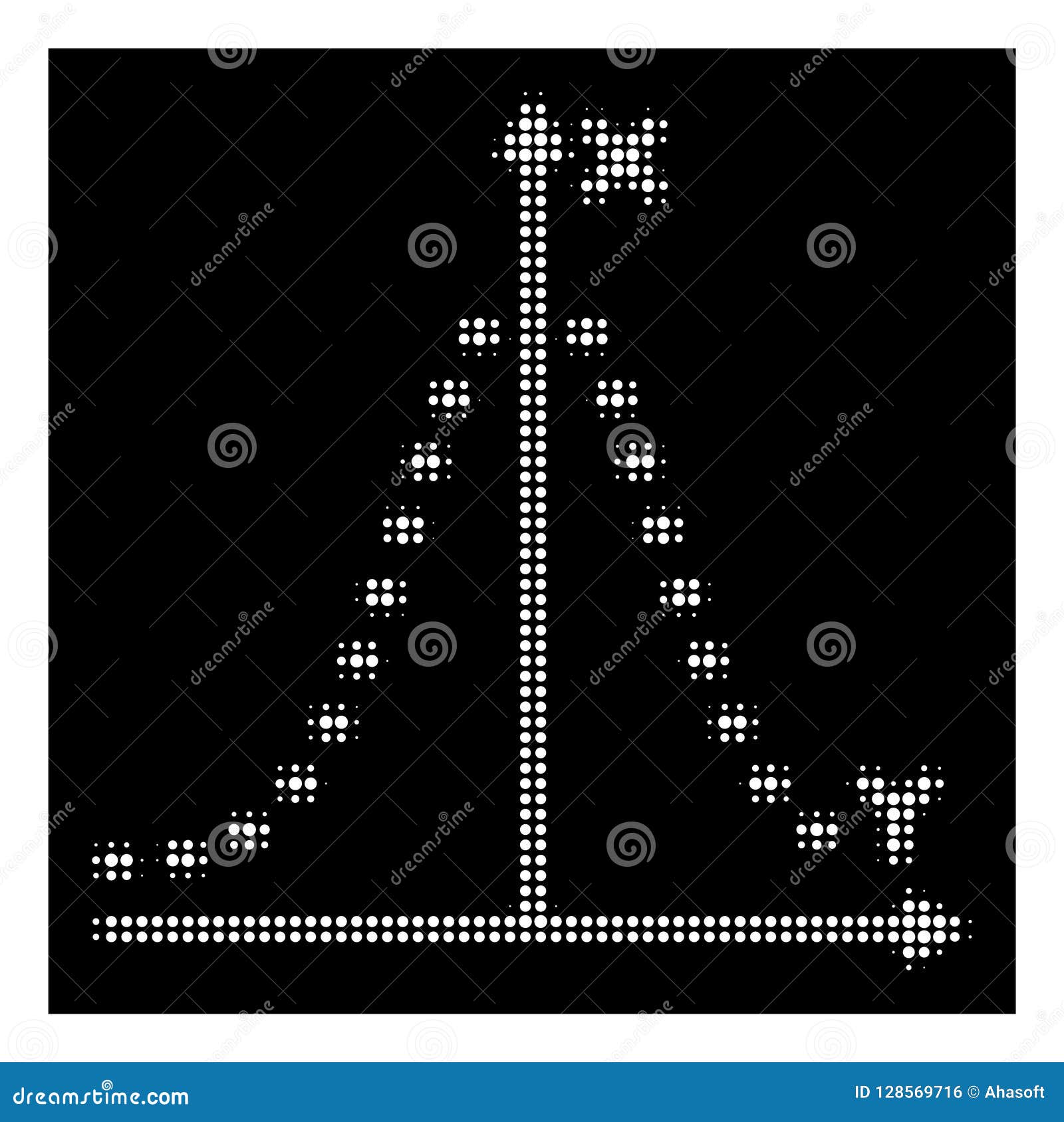 White Halftone Dotted Gauss Plot Icon Stock Vector - Illustration of ... White Halftone Dotted Gauss Plot Icon Stock Vector - Illustration of ...