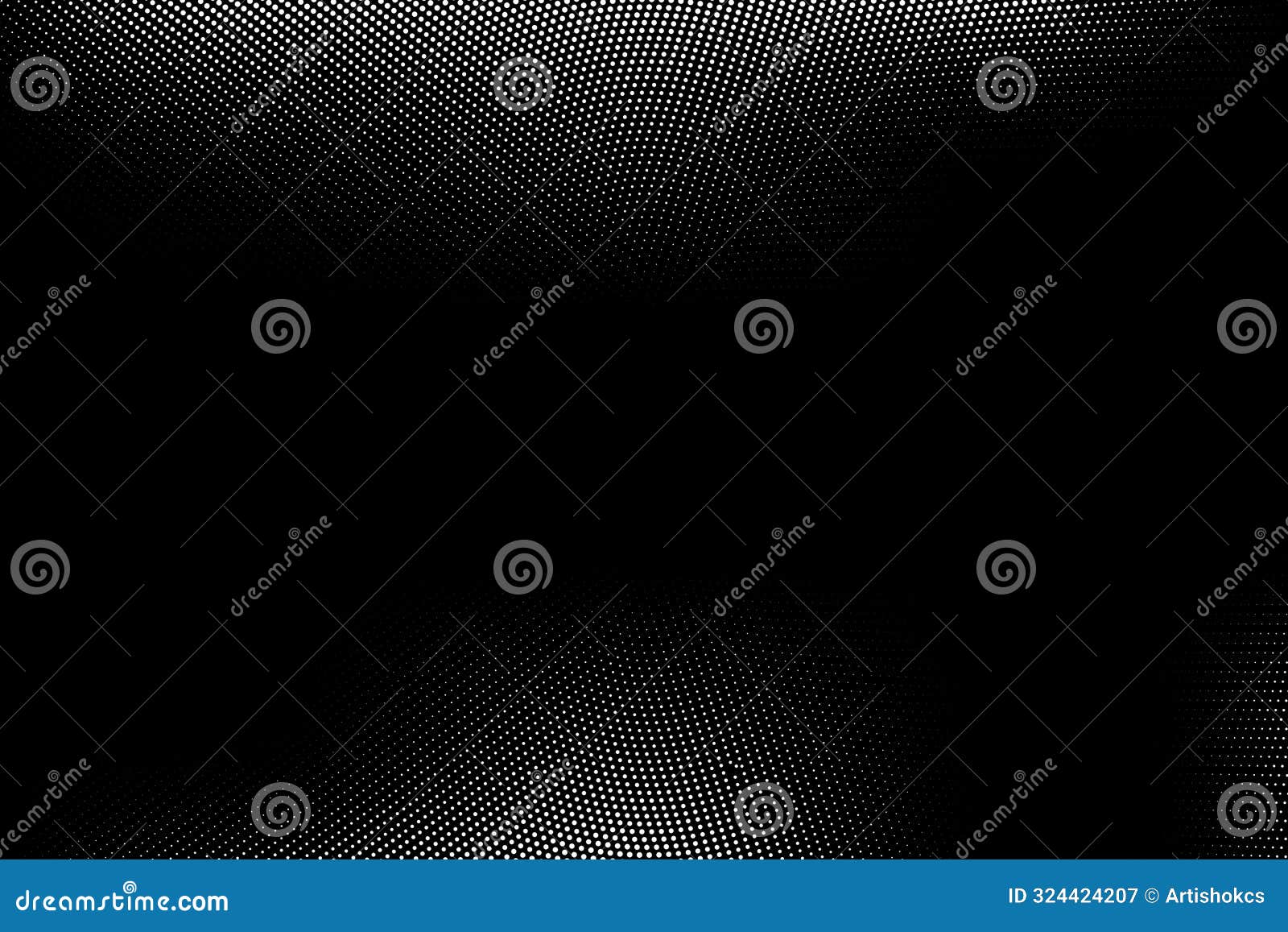 Halftone Radial Texture. Light Comic Style Grain Background. Pop Art ...