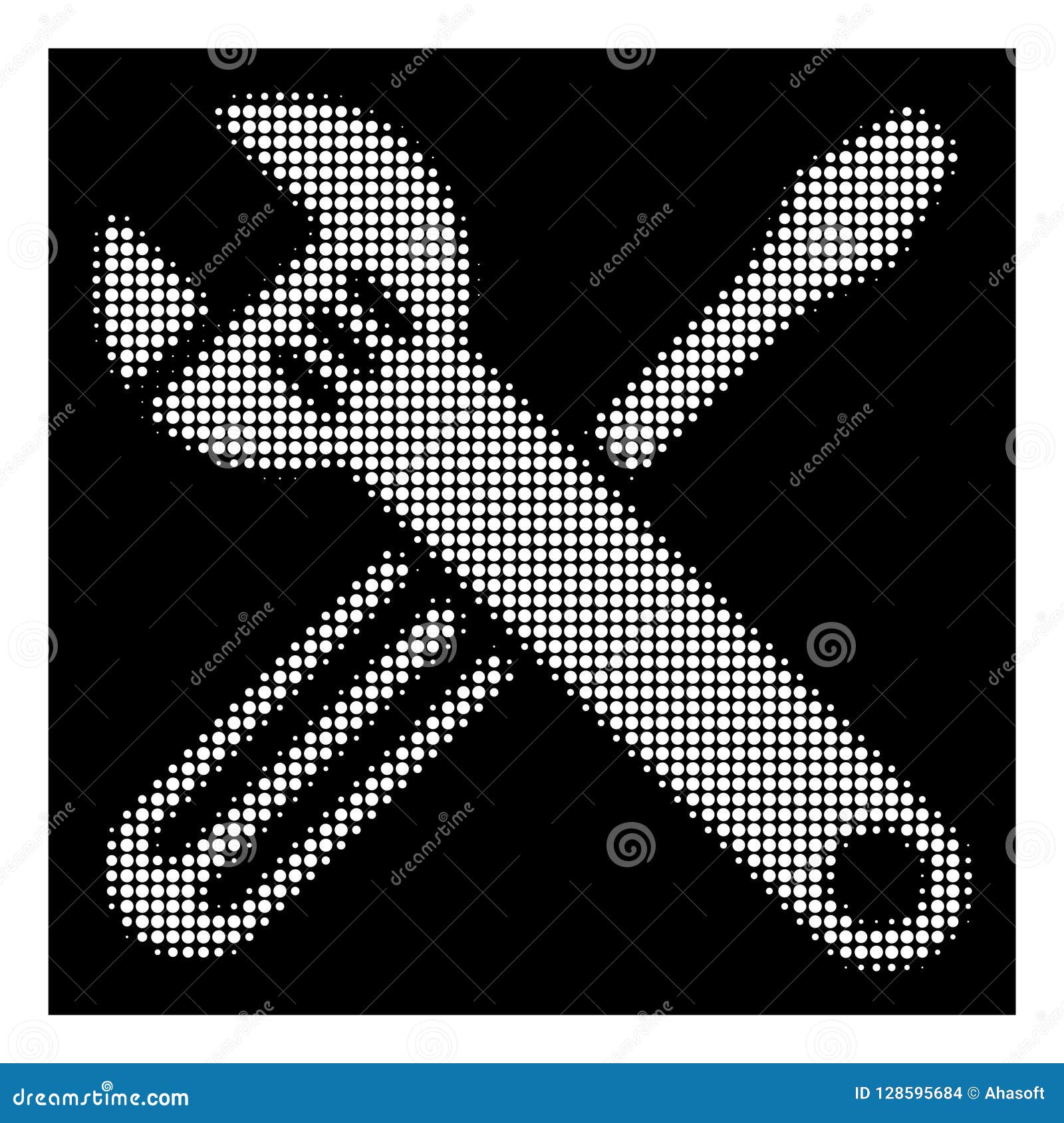 Pixel Art Tools Screwdriver Icon For 8bit Game Vector Illustration ...