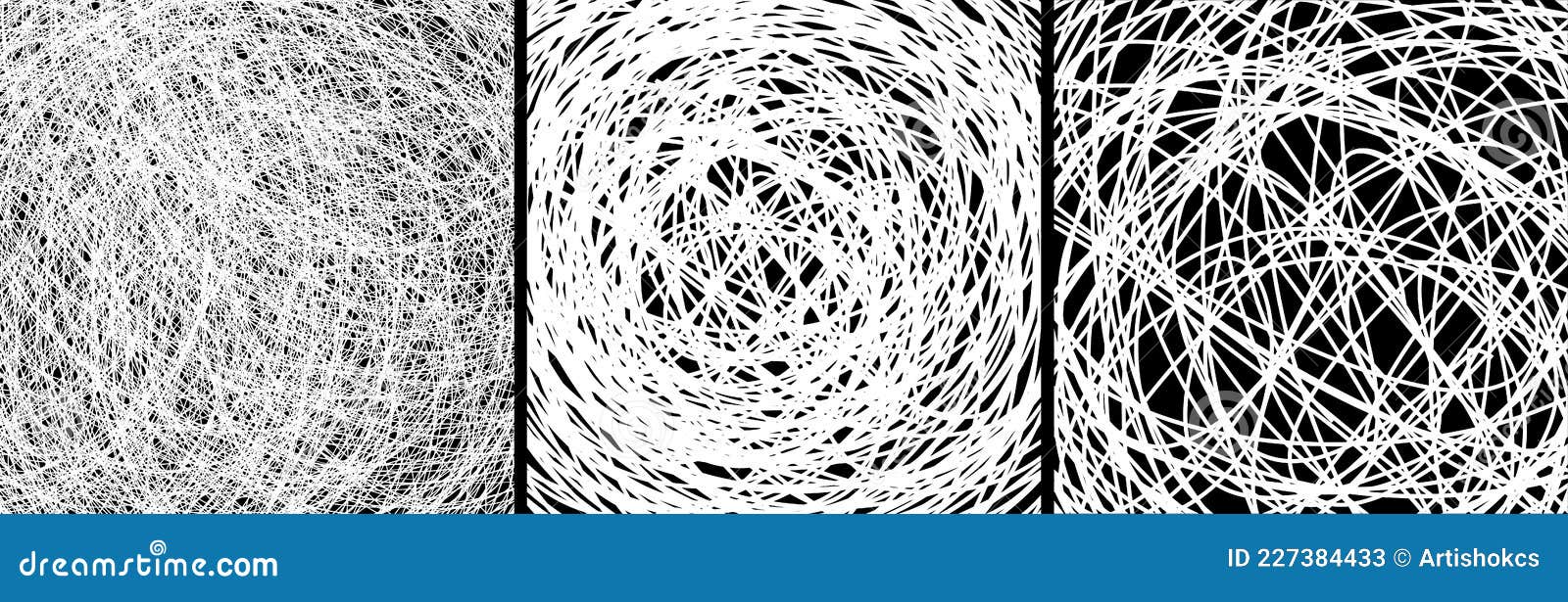 White Hand Drawn Backgrounds Set. Scribble Pen Texture. Pencil Pattern ...