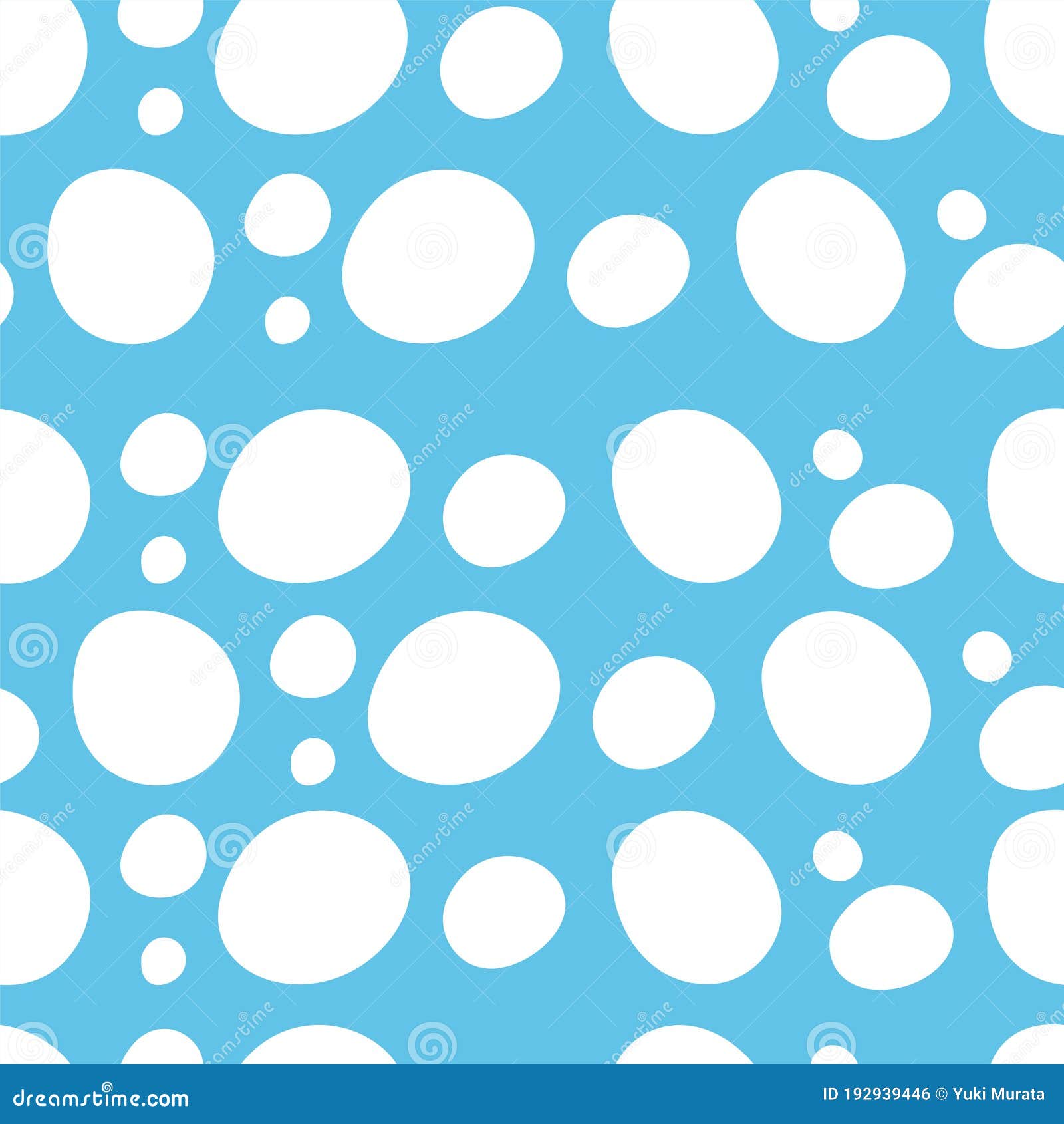 White Hand-painted Aligned Polka Dot Pattern Variation Stock ...