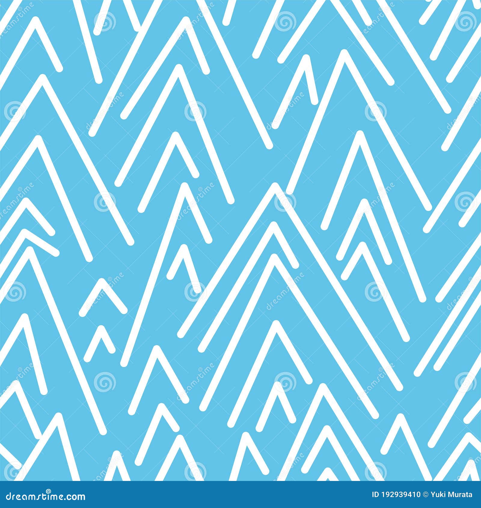 White Hand Painted Simple Line Pattern Variation Stock Illustration ...