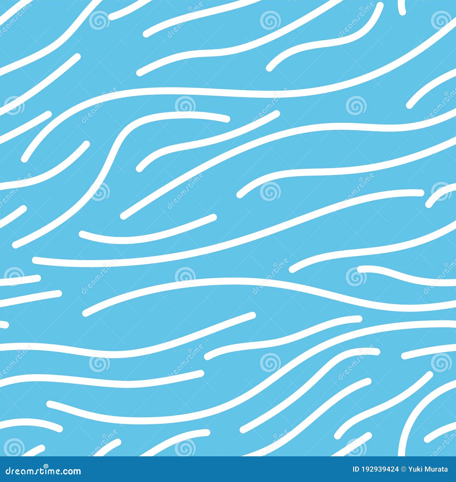 White Hand Painted Simple Line Pattern Variation Stock Illustration ...