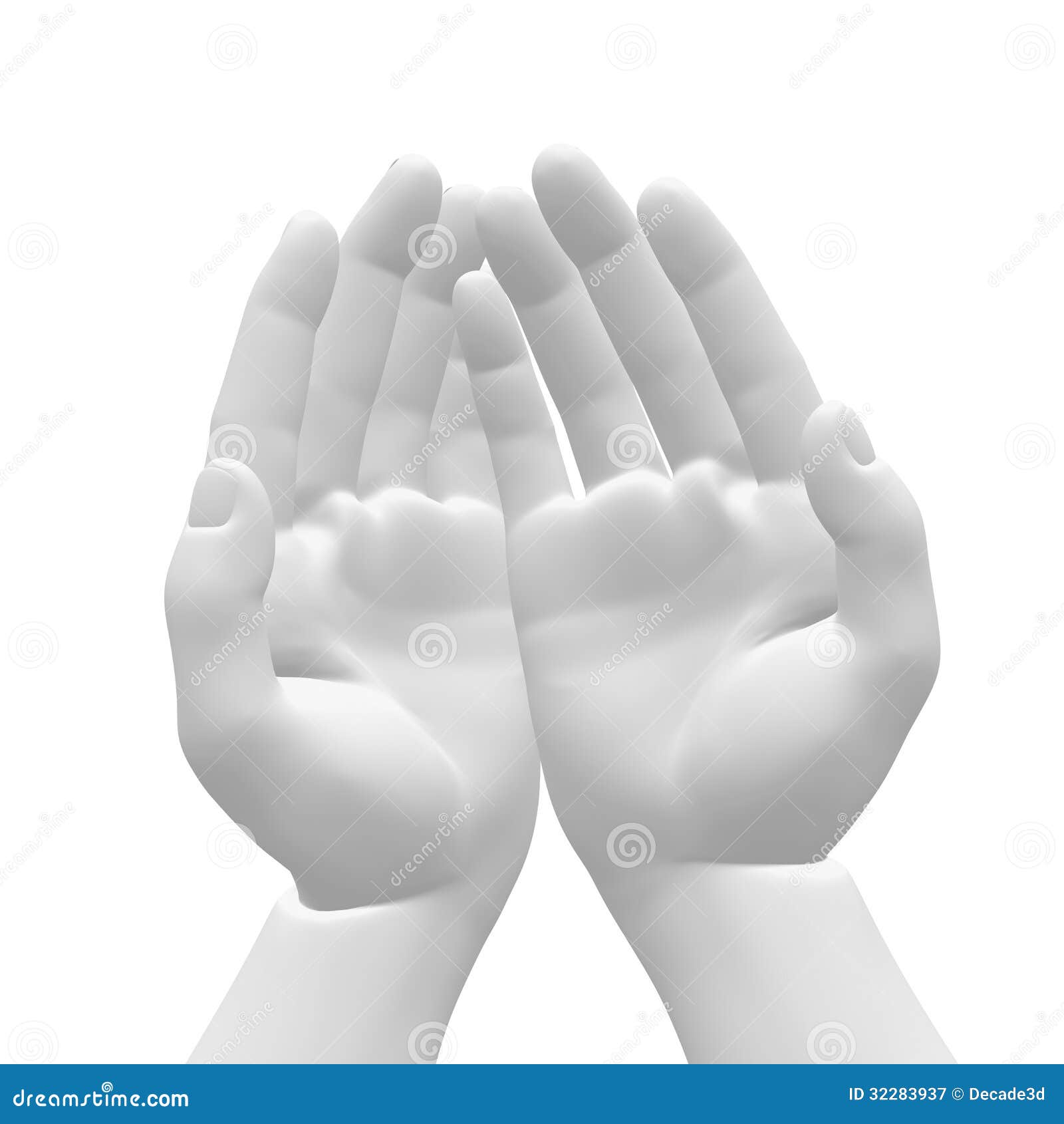 White Hands stock illustration. Illustration of heart - 32283937