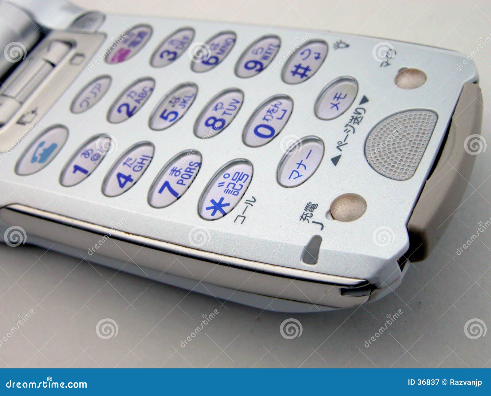White handy phone stock image. Image of buttons, business - 36837