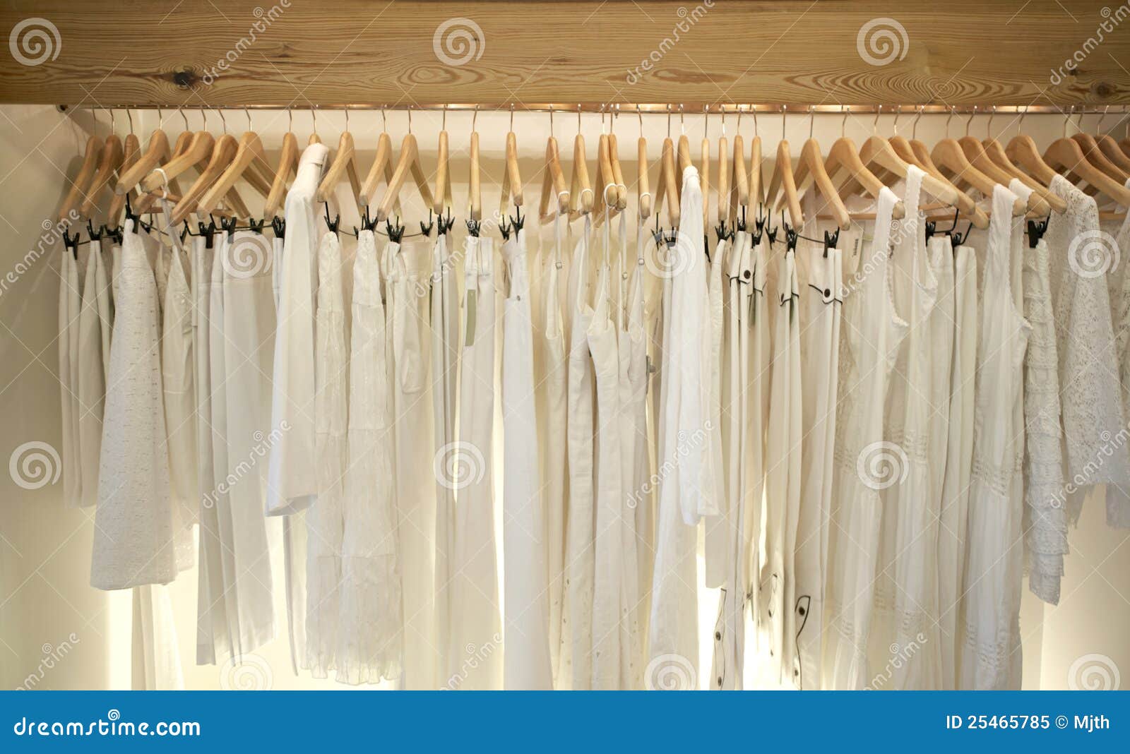 White on Hangers stock image. Image of detail, design - 25465785