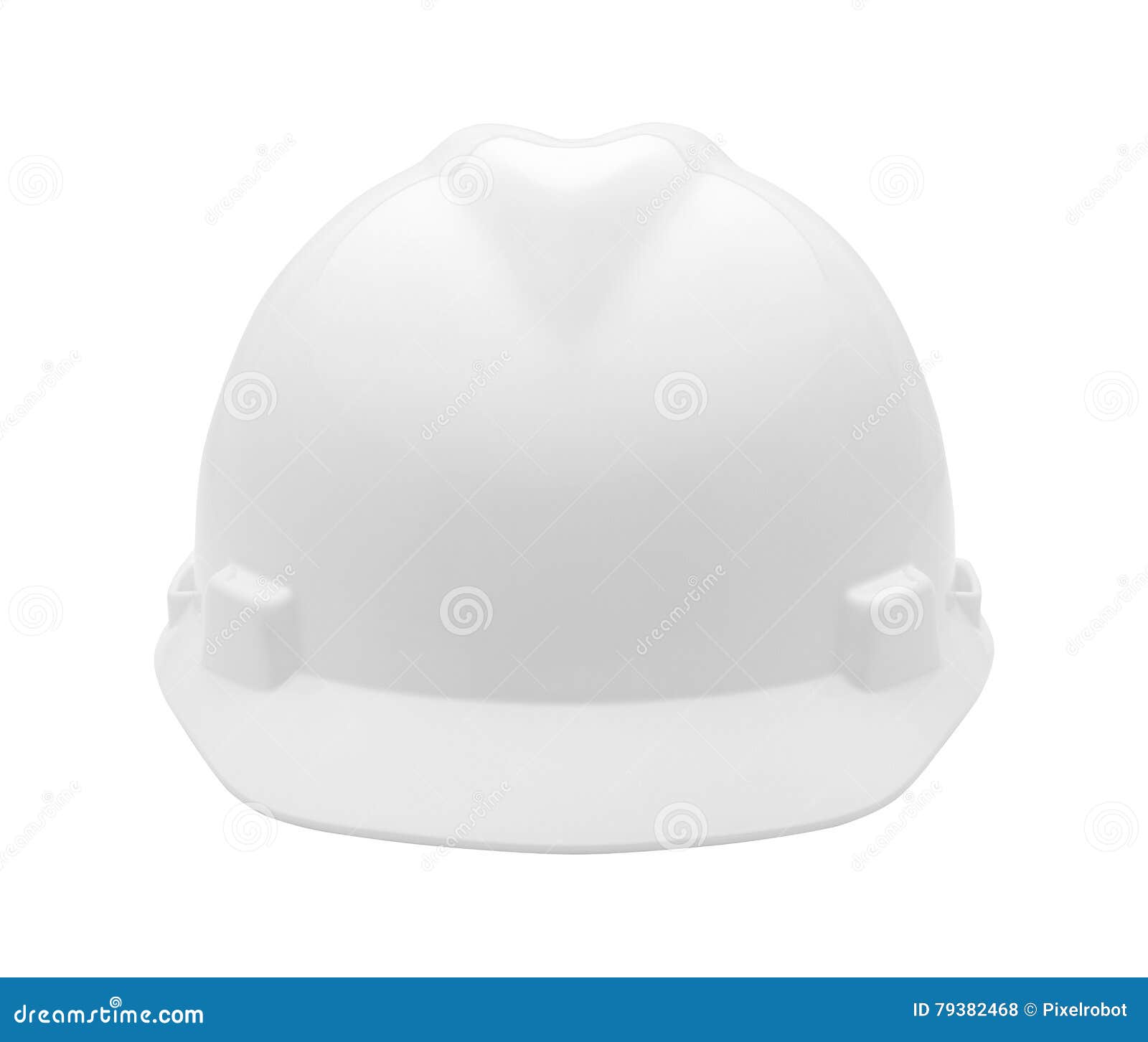 White Hard Hat Front stock photo. Image of front, occupation - 79382468