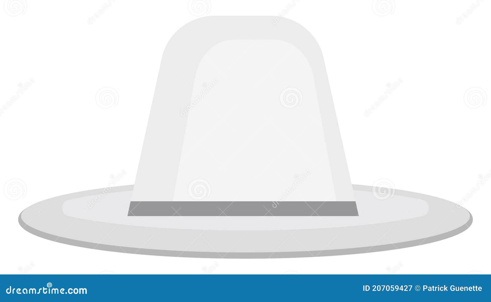 White Hat, Illustration, Vector Stock Vector - Illustration of stylish ...