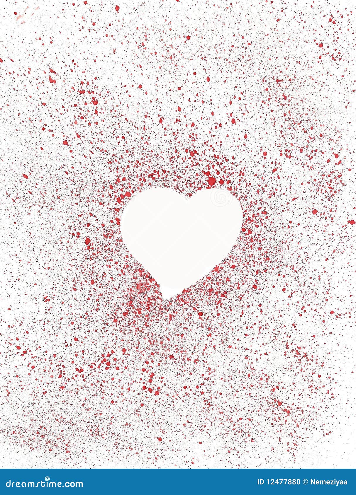 White heart. stock illustration. Illustration of abstract - 12477880
