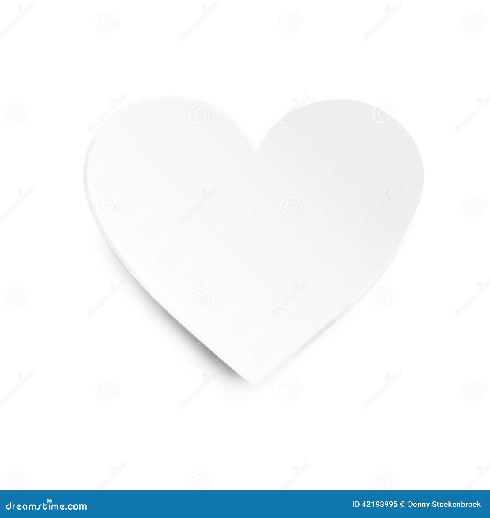 White heart stock illustration. Illustration of nutty - 42193995