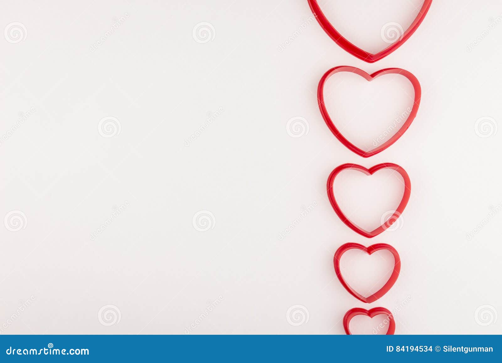 White heart line stock photo. Image of decoration, decorative - 84194534