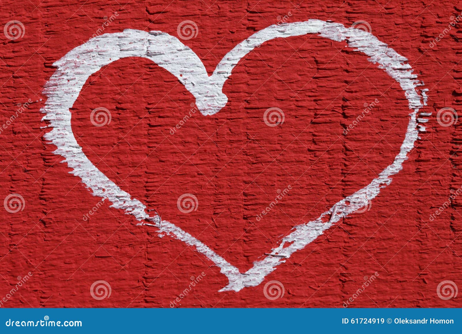 White Heart on Red Background, Beautiful Abstract Background Love Stock ...