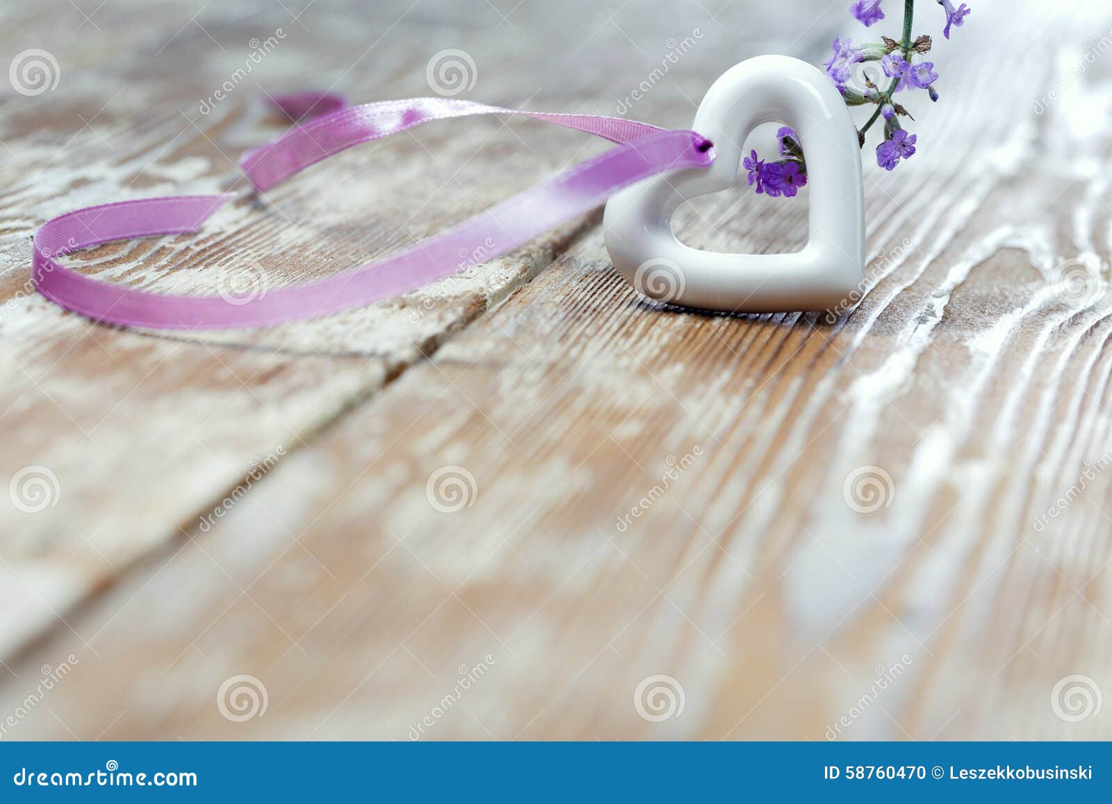 White Heart on Wooden Table Stock Photo - Image of wood, decoration ...