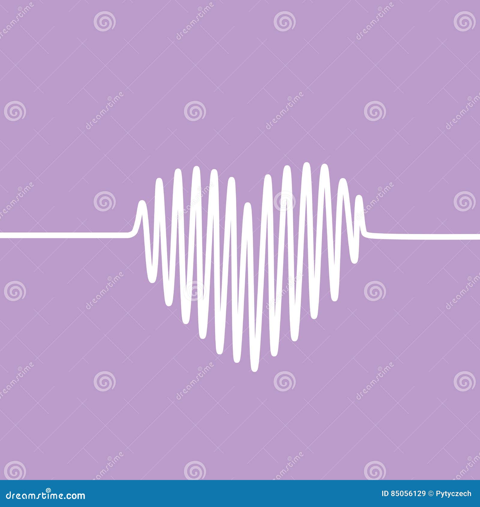 White Heartbeat Pulse On Blue Circle With Printed Circuit Board ...