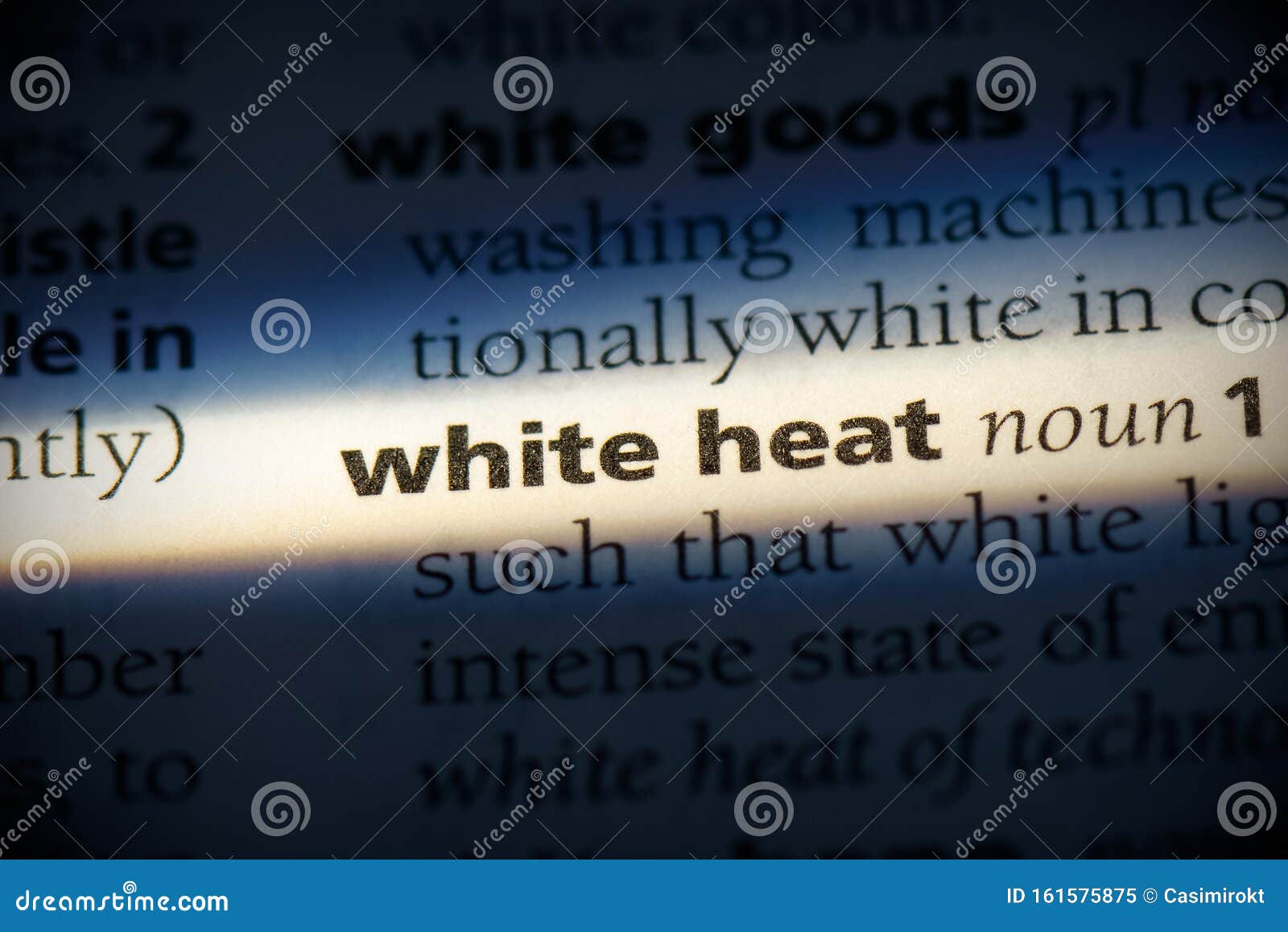 White heat stock image. Image of page, english, book - 161575875