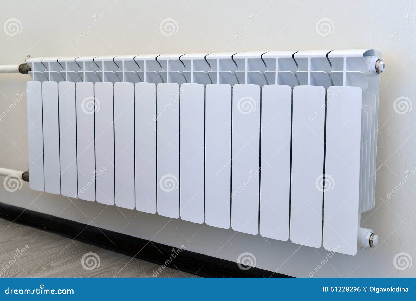 White Heating Radiator on the Wall Stock Photo - Image of cooler ...